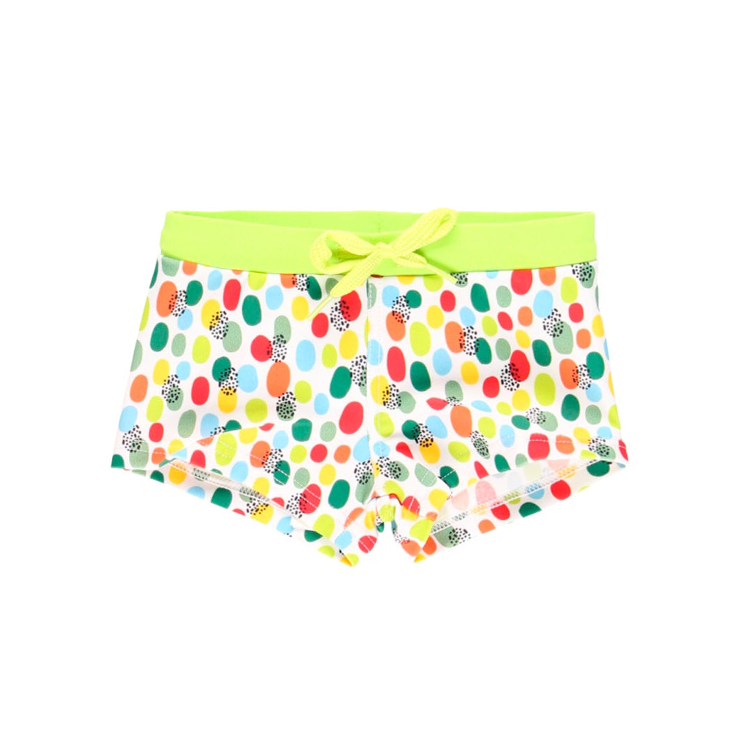 Traje de baño verde limón mini niño – Petite Luné Moda Infantil